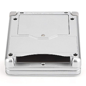 Portable ABS Protective Case Repair Parts Kit Stain Resistant for Nint-endô Gàme Bôy Advance GBà SP (Silver)