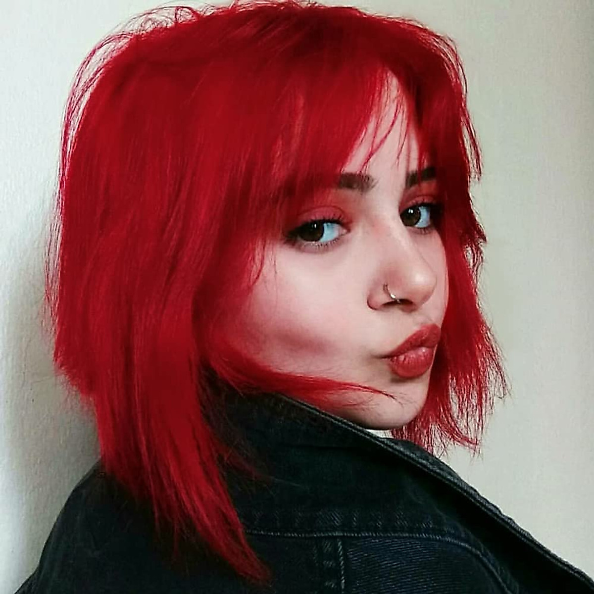 MANIC PANIC Pillarbox Red Hair Dye - Classic High Voltage - Semi Permanent Bright Fire Engine Red Hair Color - Vegan, PPD & Ammonia-free (4oz)