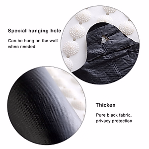 Small Trash Bags, Strong Black Garbage Bags, Unscented Thicken Bin Liner for Bedroom Home Kitchen (2 Gallon 100 Count)