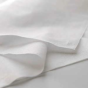 40" Wide by The Yard Spunbond Breathable Anti Splash Resistant Non-Fusible Nonwoven Interfacing 60g/m², Non-Woven Fabric, Width 100cm, Polypropylene 100% Air Filter Made in Korea (1 Yard x 3 Pieces)