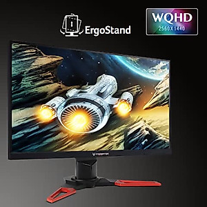 Acer Predator Gaming Monitor, 27inch 1440p IPS Ultra Widescreen 100% sRGB, NVIDIA G-SYNC, NVIDIAR ULMB, 144Hz Refresh Rate Overclock 165Hz, 4ms Response Time, w/HDMI Cable
