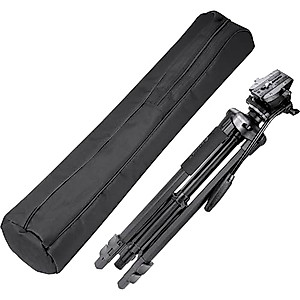 Barska AF13650 Professional Tripod with Fluid Head & Carrying Case for Spotting Scopes, Binoculars, Cameras, etc