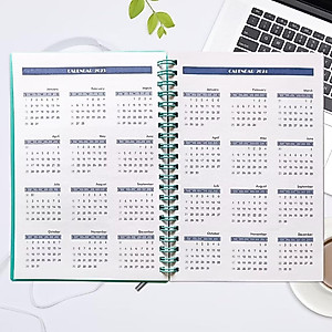 Cheneyboo Planner 2024-2025, Monthly Weekly Daily Planner 2024-2025, January 2024- June 2025 18 Month Planner,5.2"x7.5", Green