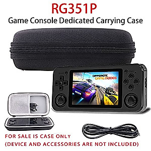JINMEI Hard EVA Dedicated Case for MJKJ RG351P Handheld Game Console Carrying Case