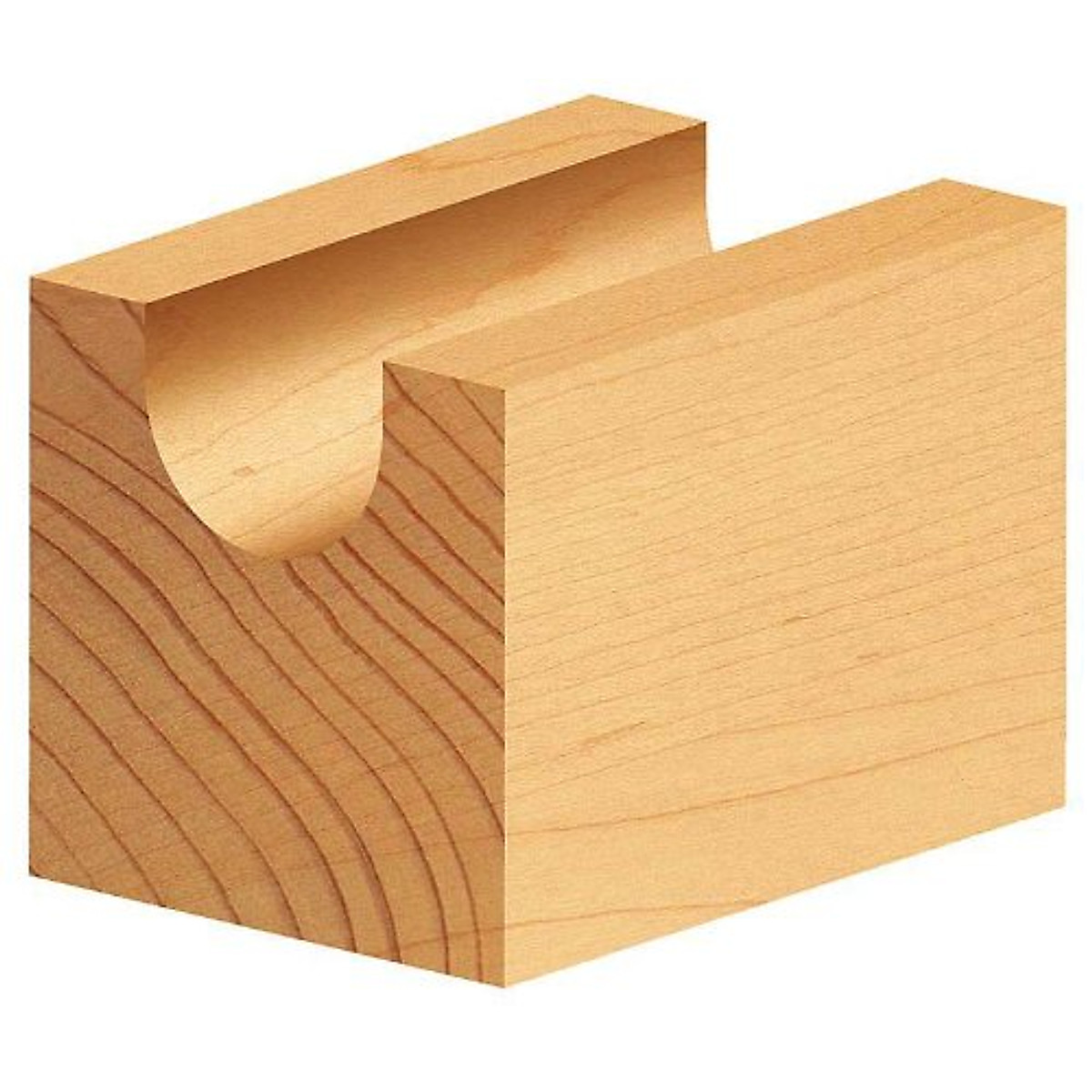 Amana Tool 45918 Core Box 3/4-Inch Diameter x 7/16-Inch Cutting Height x 3/8 Radius x 1/4-Inch Shank 2-Flute Carbide Tipped Router Bit