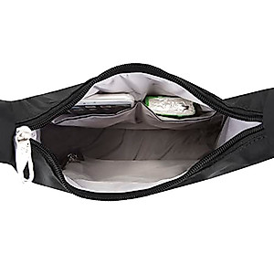 Travelon Anti-Theft Classic Essential Messenger Bag, Black, One Size, 9.75 x 10 x 2.5