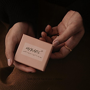 MYEARS Women Bali Hoop Earrings Gold Huggie Raibow Diamond Cubic Zirconia 14K Gold Filled Small Simple Handmade Hypoallergenic Everyday Jewelry