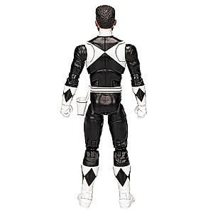 Power Rangers Lightning Collection Remastered Mighty Morphin Black Ranger 6-Inch Action Figure, Toys for Boys and Girls Ages 4 and Up