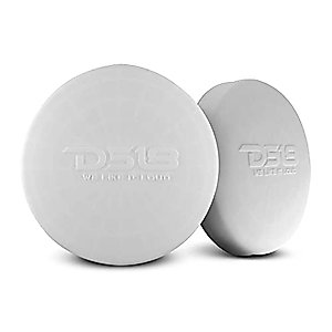 DS18 Hydro CS-6/WH 6.5" Silicone Marine Speaker Cover - Water, Dust and UV Rays Protection - Compatible with Tower Speakers - Great Durability - Special Edition (Pair)