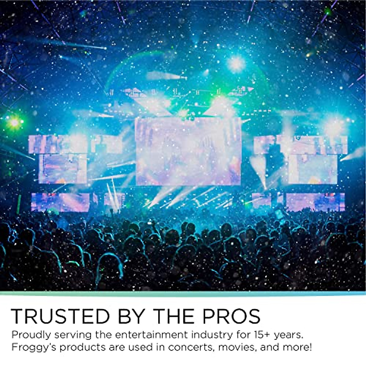 Froggy's Fog Pro Snow Machine, 2022 Model Snow Making Machine with Wireless Control and Completely Variable Output Flake Size, High Strength ABS Construction