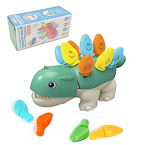 AotBlcer Toddler Toys Age 2-4 Learning Educational Fine Motor Skills Developmental Toys Dinosaur Bath Toys for Kids 2-4, Gift for 2 3 4 Year Old Boys Girls Kids