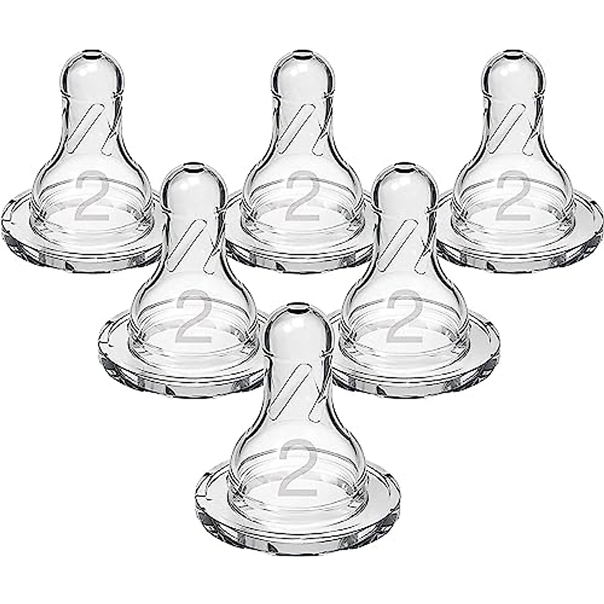 Dr. Browns 2 Natural Flow Level 2 Standard Nipple - 6 Count