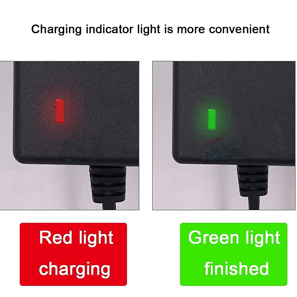 42V 2A Battery Charger for 36V Scooter Lithium Battery, Power Supply Adaptor with 8mm 3 Prong Connector