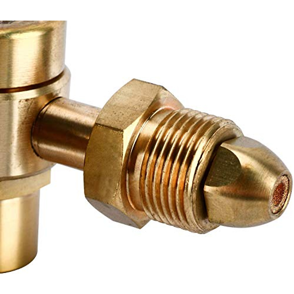 Welding Argon CO2 Gas Regulator 0-60CFH, 0-3500PSI Mig Tig Flowmeter Female 9/16" 18RH CGA-580 Inlet Gas Welder Regulator Gauge