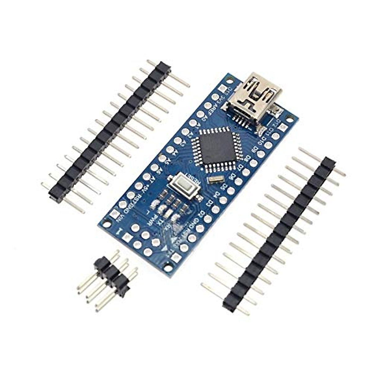 Stayhome 10PCS Funduino Nano 3.0 Atmega328 Controller Compatible Board for Arduino Module PCB Development Board Without USB