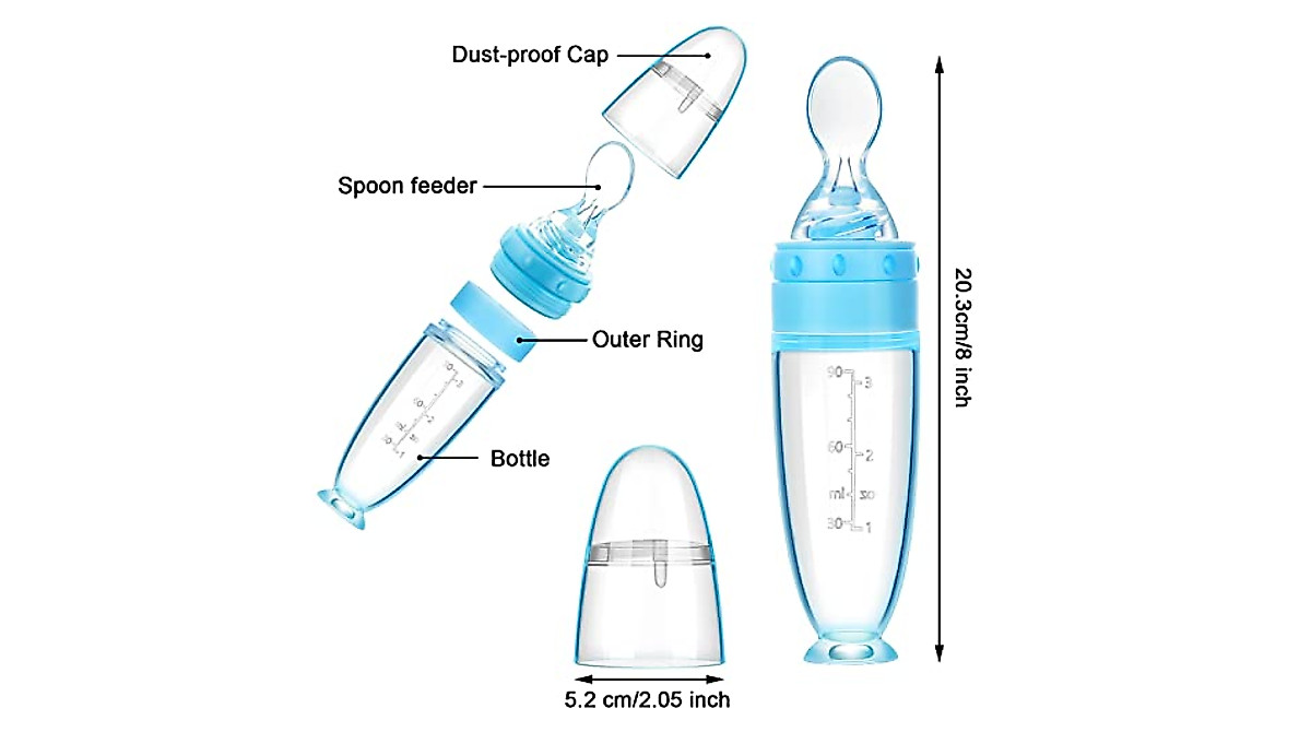 Baby Silicone Feeding Bottles - Safe & Easy Feeding