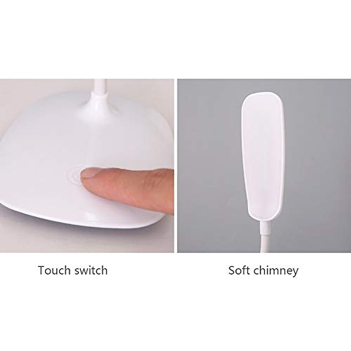 Fasclot Dimmable LED Desk Lamp with USB Charging Port Table Lamp for Office Lighting Home & Garden Led Light