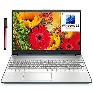 HP [Windows 11 Pro] 2022 15 15.6" FHD Business Laptop, Hexa-Core AMD Ryzen 5 5500U (Beat i5-1135G7), 32GB DDR4 RAM, 1TB PCIe SSD, 802.11AC WiFi, BTWebcam, Type-C, Spruce Blue, broag 64GB Flash Drive