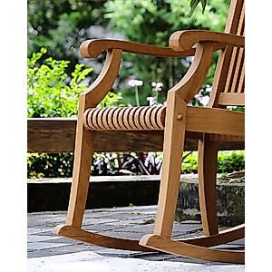 Cambridge Casual Montclair Teak Wood 2 Pieces Porch Rocking Chair Set