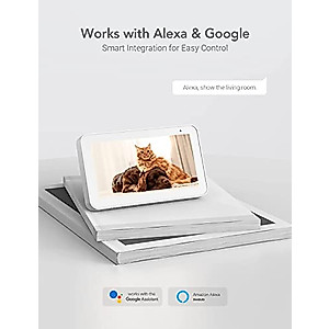 Nooie Pet Feeder and Pet Camera 2K, 360°Pan/Tilt Smart Automatic Cat Feeder, 2.4GHz Wi-Fi, 3.8L Dry Food Dispenser,Portion Control,Low Food Detection, Wi-Fi Baby Monitor Night Vision, Two-Way Audio