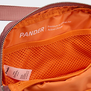 Pander Unisex Belt Bag Fanny Pack for Women with Adjustable Strap, Small Waist Pouch for Workout Running Traveling Hiking (Dune).