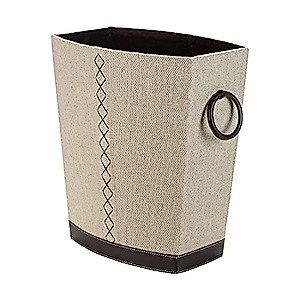 Organize It All Multi-Purpose Basket | Dimensions: 8" x 13.5" x 12" | Open Top | Great Storage | Home Organization | Handles for Easy Movement | Great for Office | Living Room | Beige