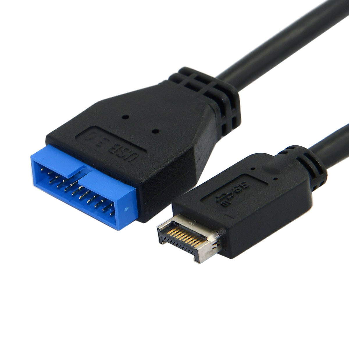 Cablecc USB 3.1 Front Panel Header to USB 3.0 20Pin Header Extension Cable 20cm for ASUS Motherboard