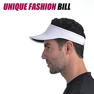 USHAKE Women's Visor, White