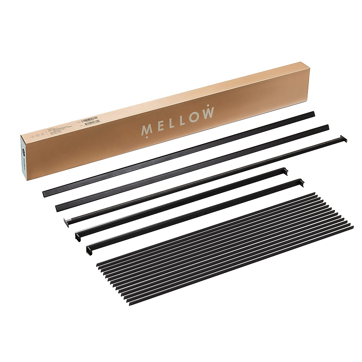Mellow Metal Bunkie Board, Twin, Black