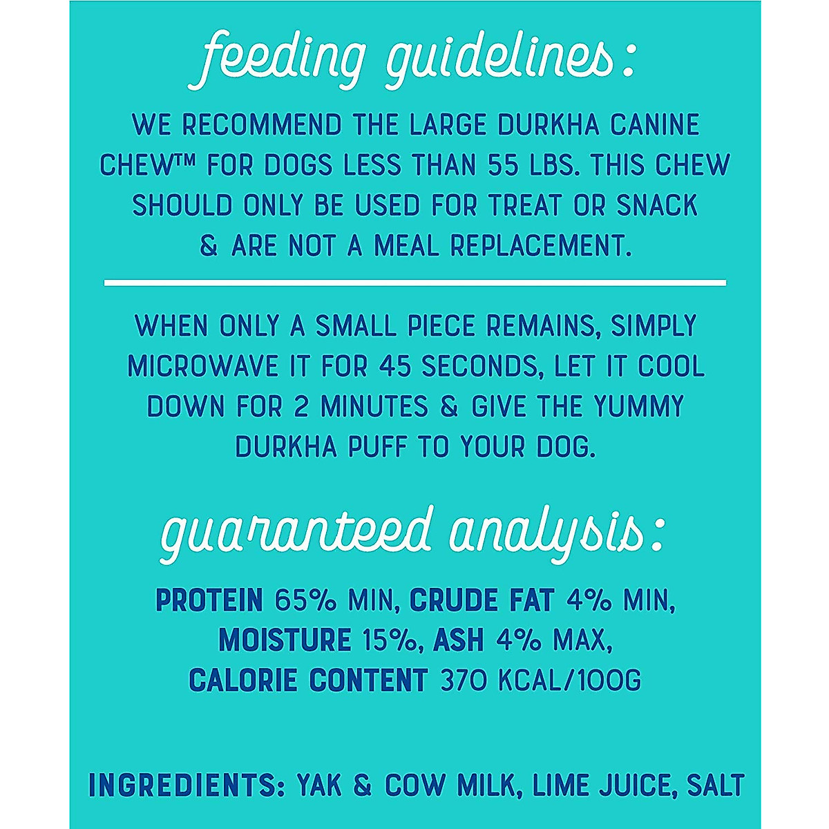 3 Piece,100% All Natural Durkha Yak Himalayan Dog Chew - for All Small Dogs. Total Minimum Weight 6.0 Oz !