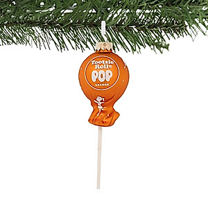 kat + annie Orange Tootsie ROLL POP Ornament