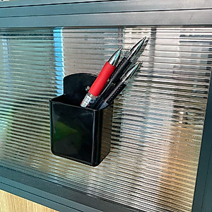 KYIEN Pack of 2 Self Adhesive TV Air Conditioner Remote Control Holder Wall Mount Storage Box Organizer