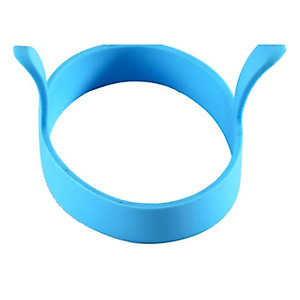 Yuly Nonstick Food Grade Silicone Egg Maker Pancake Rings Dishwasher Safe Gift For Cooking Lover Durable Silicone Egg Mold, orange