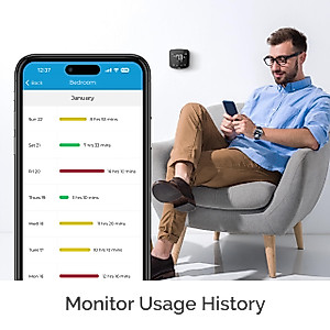 Cielo Breez Plus Smart Air Conditioner Controller | Smart Thermostat for Mini Split, Window & Portable ACs | Alexa, Google, Siri, SmartThings, IFTTT | iOS & Android | Inbuilt Temp & Humidity Sensors
