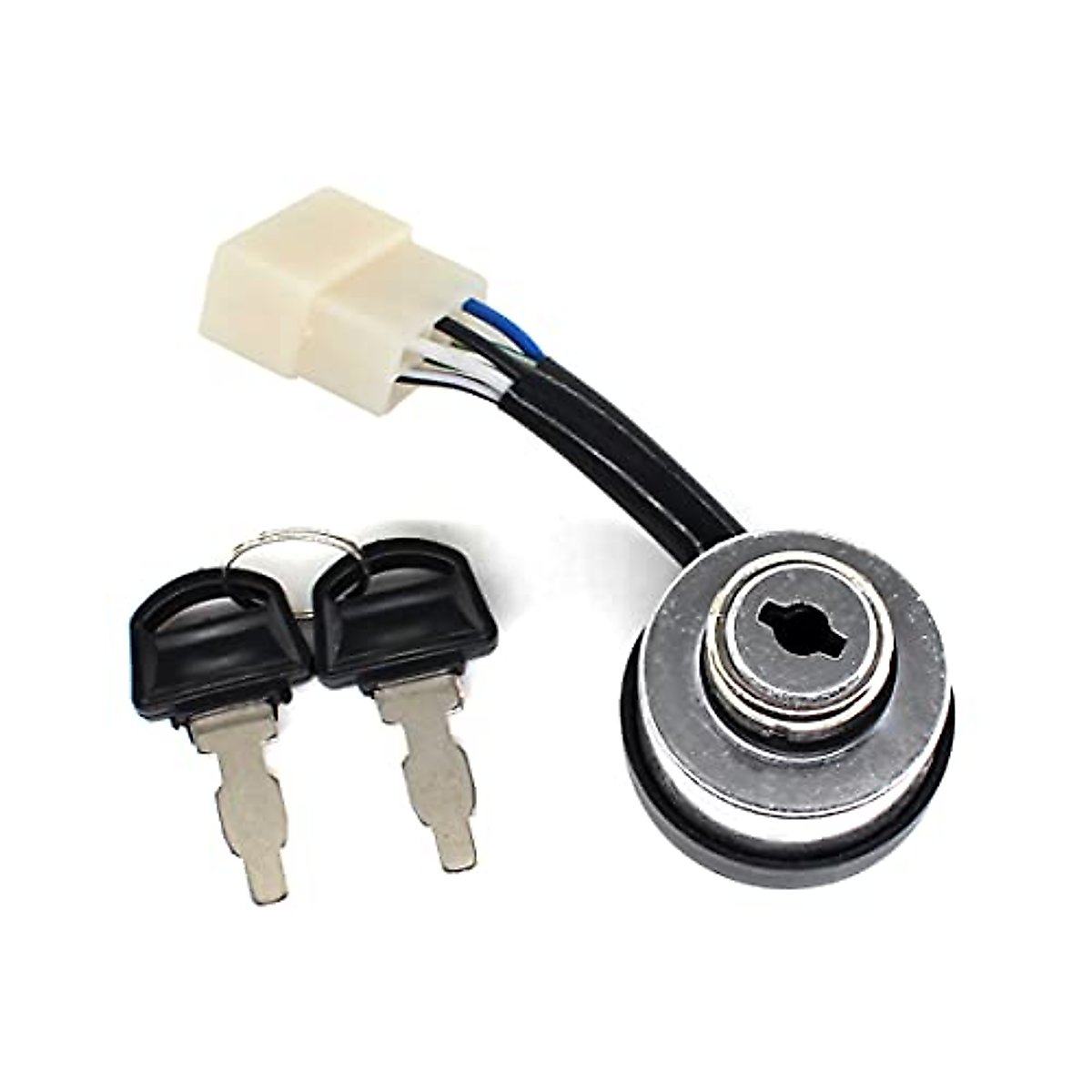 USPEEDA 6-Wire Generator Ignition Key Switch for Portable Generator PG6WIKWELEC