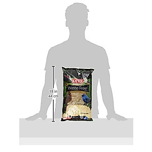 Kaytee Wild Bird (No Mess or Waste Free) Food Seed Blend for Blue Jays, Woodpeckers, Juncos, Cardinals, Grosbeaks, Sparrows, and Finches, 10 Pound, (Packaging May Vary)