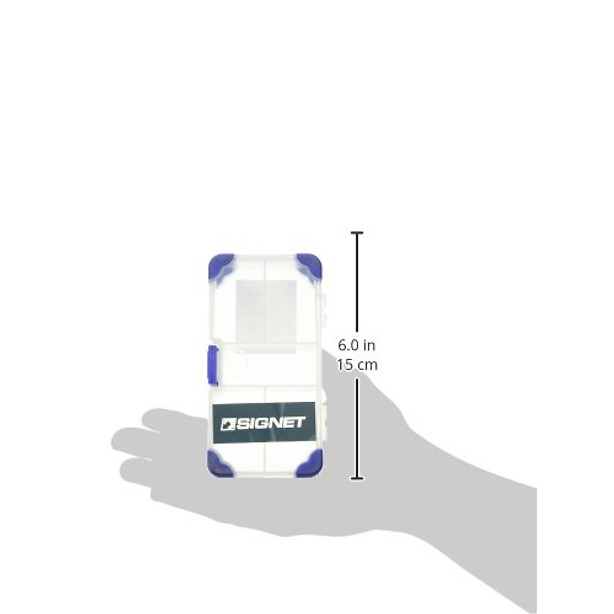 Signet S54185 Plastic Storage Box 5 Compartments 140x70x30mm