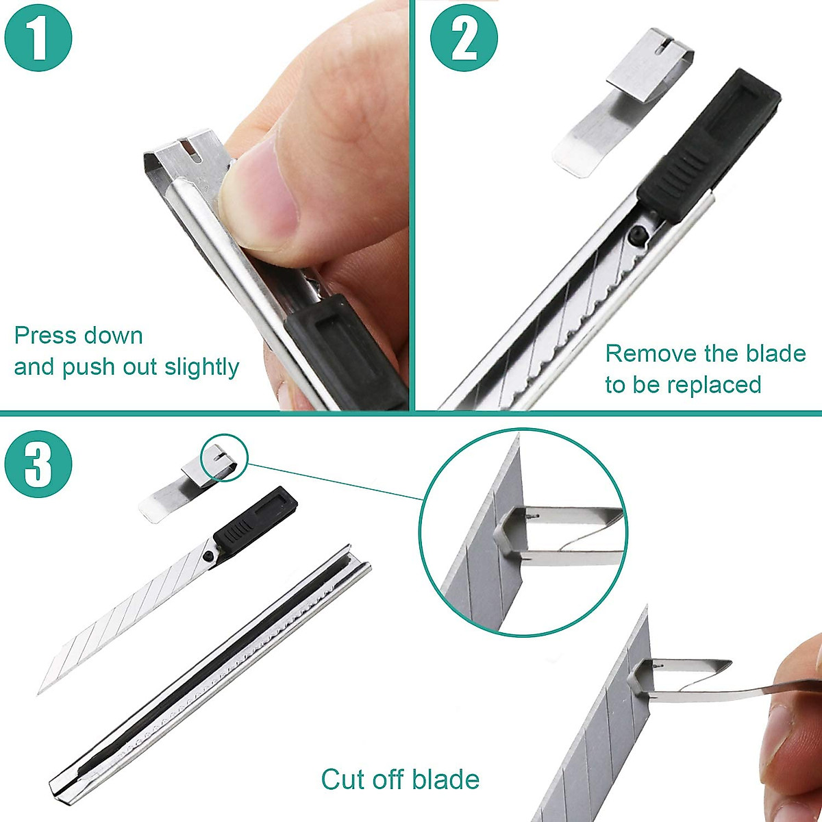 125 PCS Precision Hobby Knife Kit,110 PCS Carving Blades with 2 Handles, 11PCS SK5 Art Blades with 1 Handles, Cutting Board, Steel Rule, Craft Knife Set for DIY Art Work, Scrapbook.