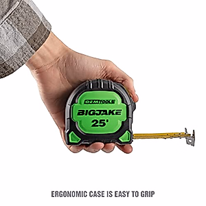 OEMTOOLS 25699 Big Jake 25’ Tape Measure, Electrician Tape Measure, Table Saw Tape Measure, Tape Measure with Magnetic Tip