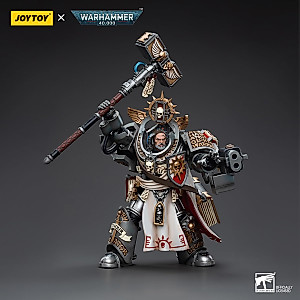 JOYTOY 1/18 Action Figures Warhammer 40k Mecha Grey Knights Grand Master Voldus