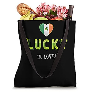 St Patricks Day Irish Flag Lucky In Love Men & Women Tote Bag