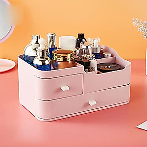 FIZZOQI Large-Capacity Storage Rack Multi-Functional Drawer Cosmetics Storage Rack Lady Lipstick Skin Care Products Storage Rack Eyebrow Pencil Jewelry Storage Rack