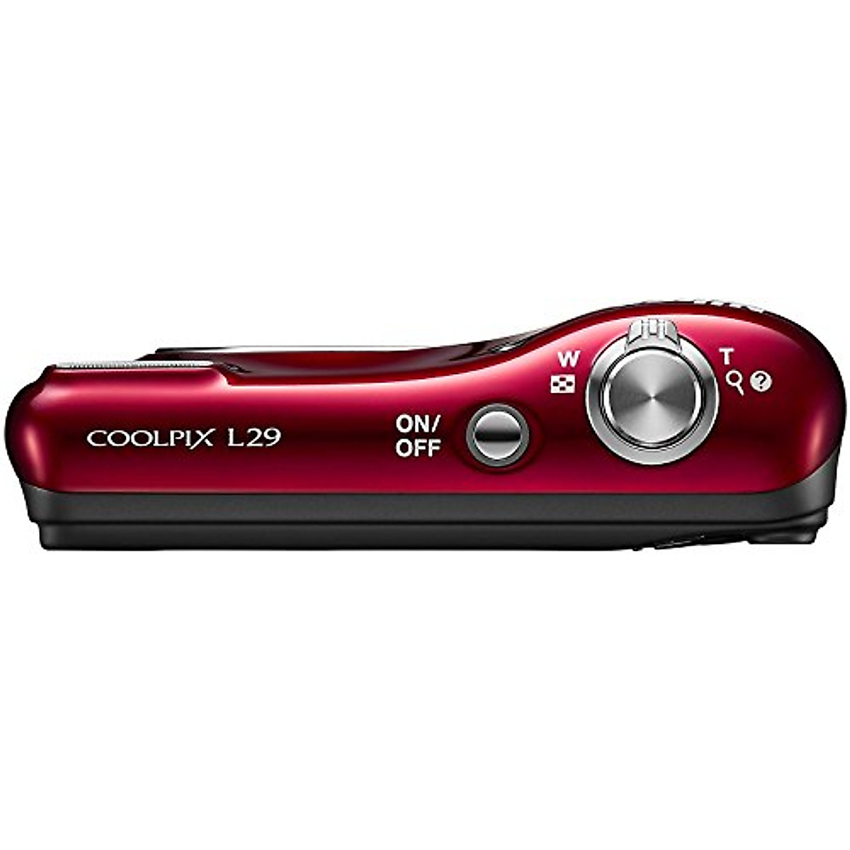 Nikon Coolpix L29 16.1 MP Point and Shoot Camera with 5x Optical Zoom (Red)