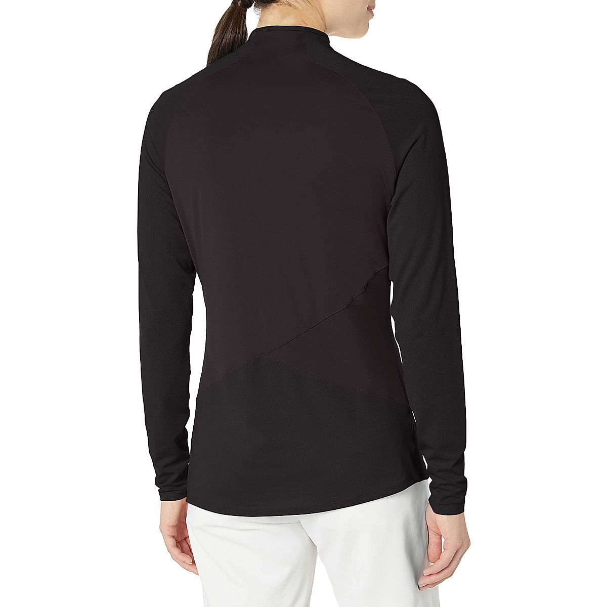 Puma Golf 2020 Women's Mesh 1/4 Zip, Black, x Large