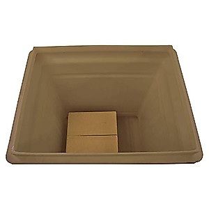 RTS Home Accents ParcelWirx Premium Vertical Storage Cabinet/Package Delivery Box with Lift Off Lid, Oak