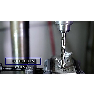 Drill America 60 Piece m42 Cobalt Screw Machine (Stub) Drill Bit Set (Wire Sizes: #1 - #60), D/ASTCO Series