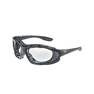Uvex S0600X Seismic Safety Eyewear, Black Frame, Clear Uvextra Anti-Fog Lens/Headband