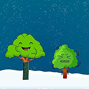 Feitore 2 Pack Tree Wrap, Breathable Fabric Tree Protector Wrap Thick Winter-Proof Tree Guards for Warm Keeping and Moisturizing