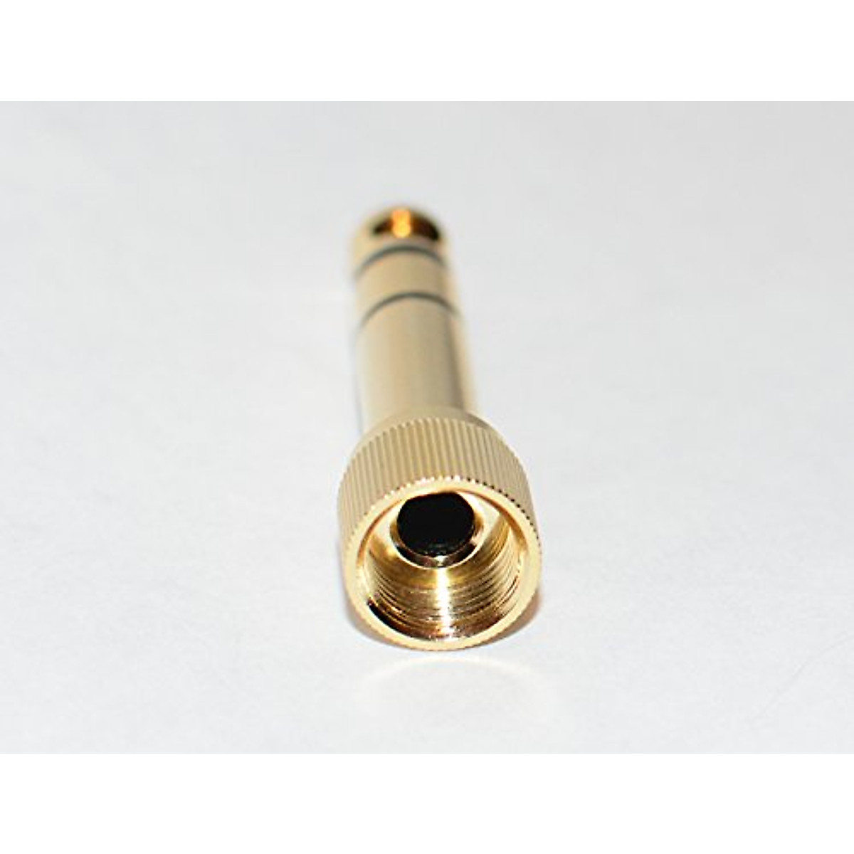 Locking 1/8" - 1/4" Screw on Headphone Adapter for Shure, Sennheiser, AKG, and Other Professional Headphones