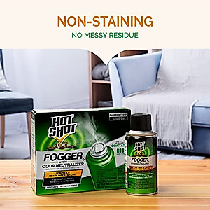Hot Shot Fogger With Odor Neutralizer, Aerosol, 3/2-Ounce, Pack of 12